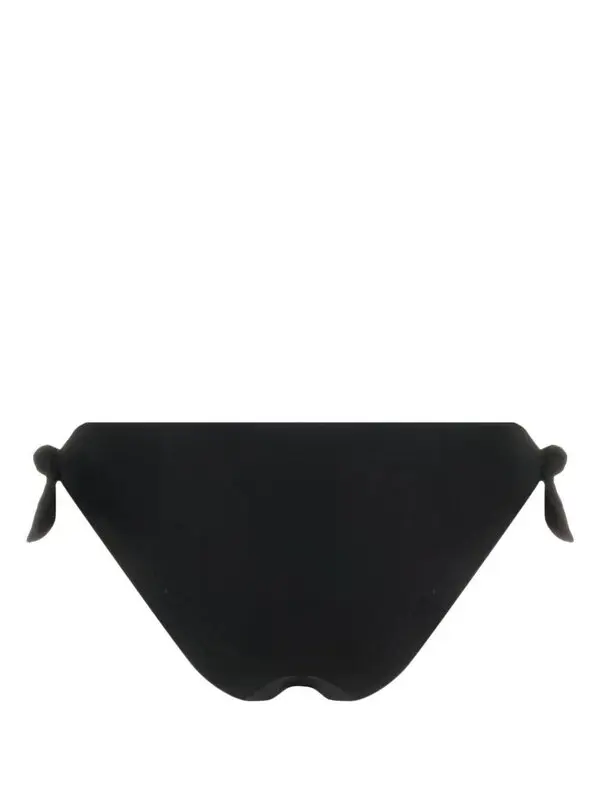 Dolce & Gabbana Logo-plaque Bikini Bottoms - Black