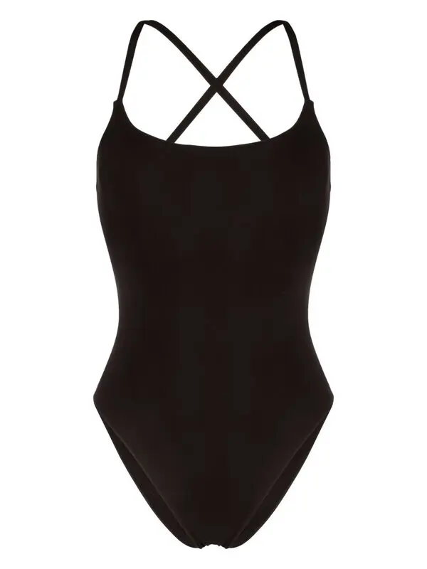 LIDO Uno Low-cut One-piece Swimsuit - Brown