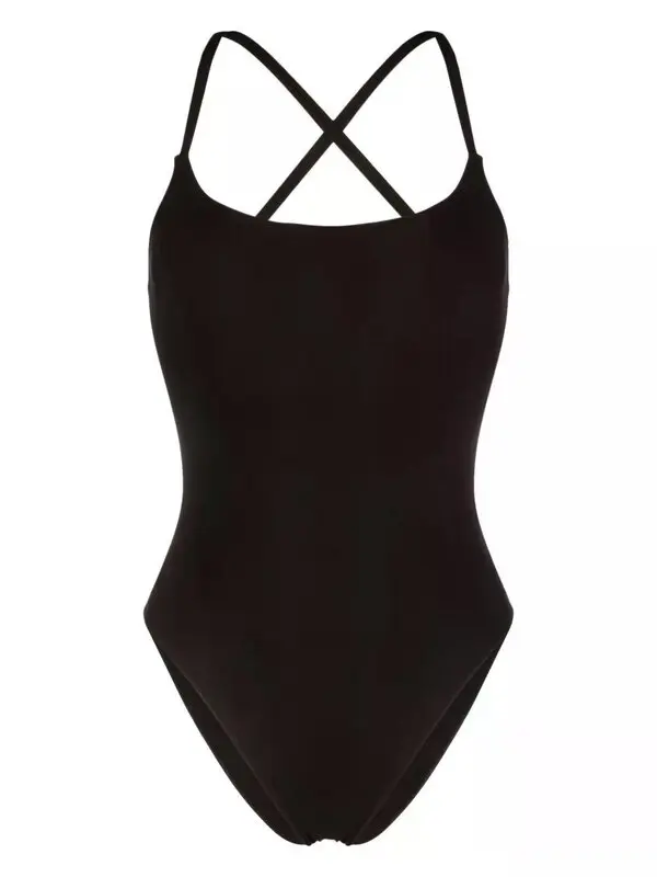 LIDO Uno Low-cut One-piece Swimsuit - Brown