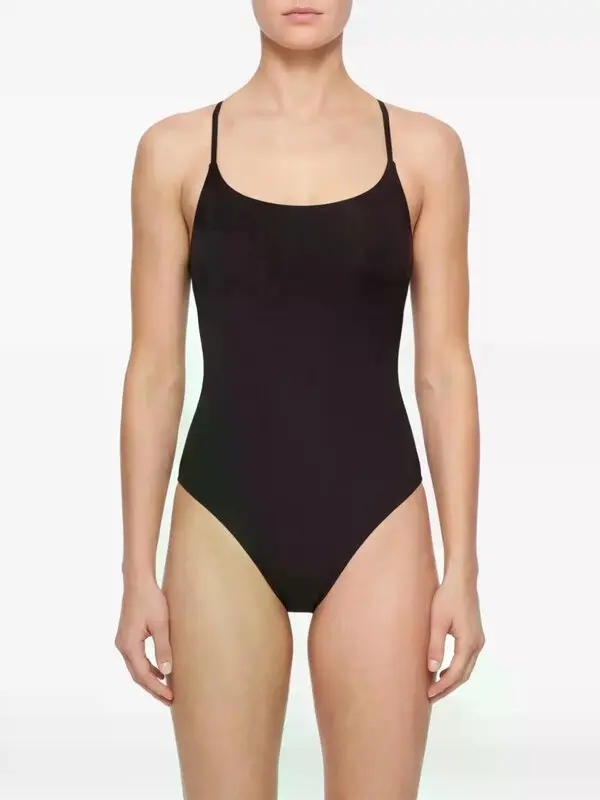 LIDO Uno Low-cut One-piece Swimsuit - Brown