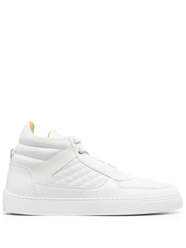 LEANDRO LOPES Quilted High-top Sneakers
