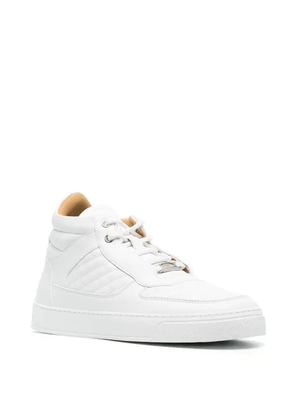 LEANDRO LOPES Quilted High-top Sneakers