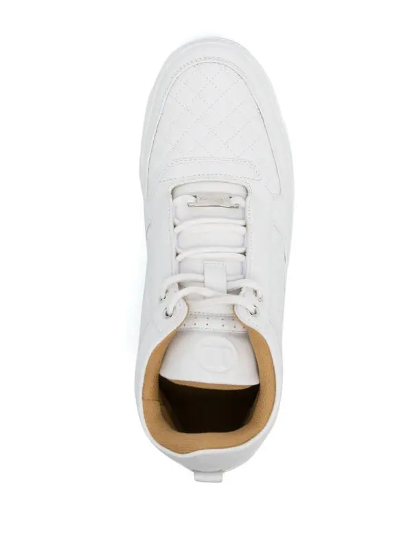 LEANDRO LOPES Quilted High-top Sneakers