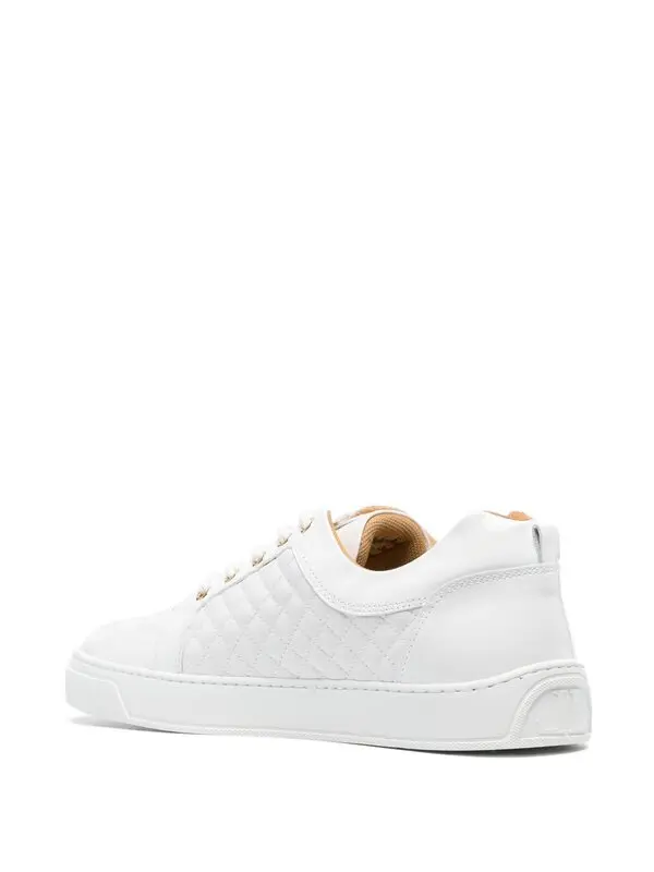 LEANDRO LOPES Quilted Low-top Sneakers - White