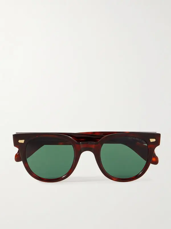 CUTLER AND GROSS 1392 Round-frame Sunglasses - Tortoiseshell