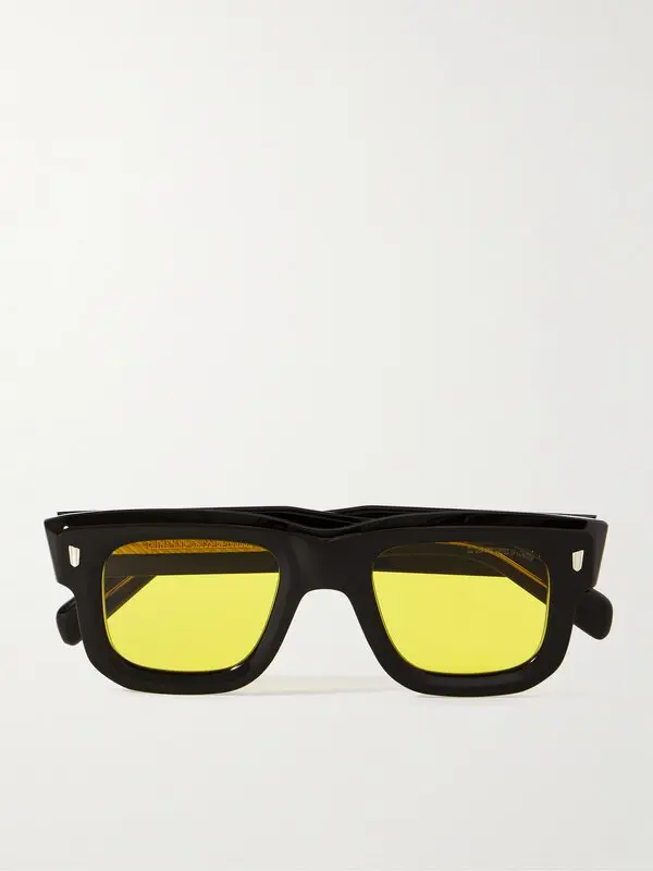 CUTLER AND GROSS 1402 Square-frame Sunglasses - Black