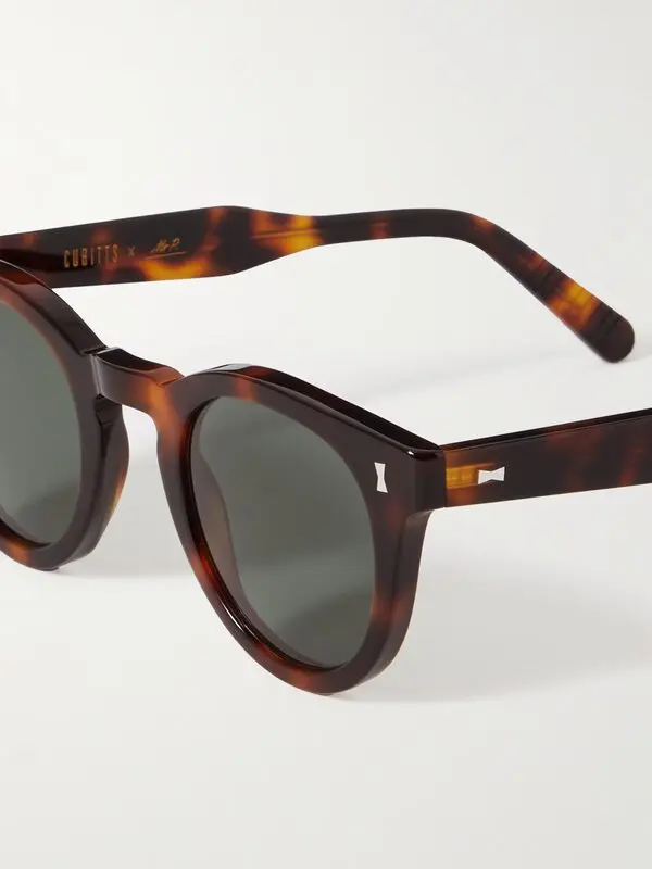 Mr P. Cubitts Herbrand Round-frame Tortoiseshell Acetate Sunglasses