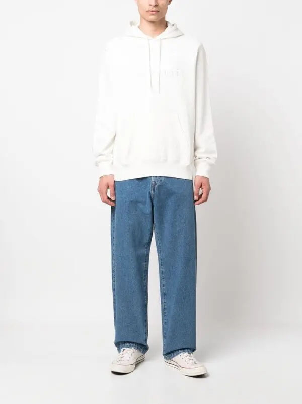 Carhartt Work In Progress Landon Logo-patch Jeans - Blue
