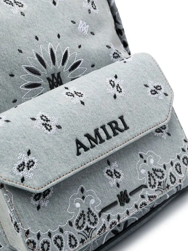 AMIRI バンダナ柄 リュック　バックパック AMIRI アミリ Canvas Bandanna Backpack キャンバスバンダナ