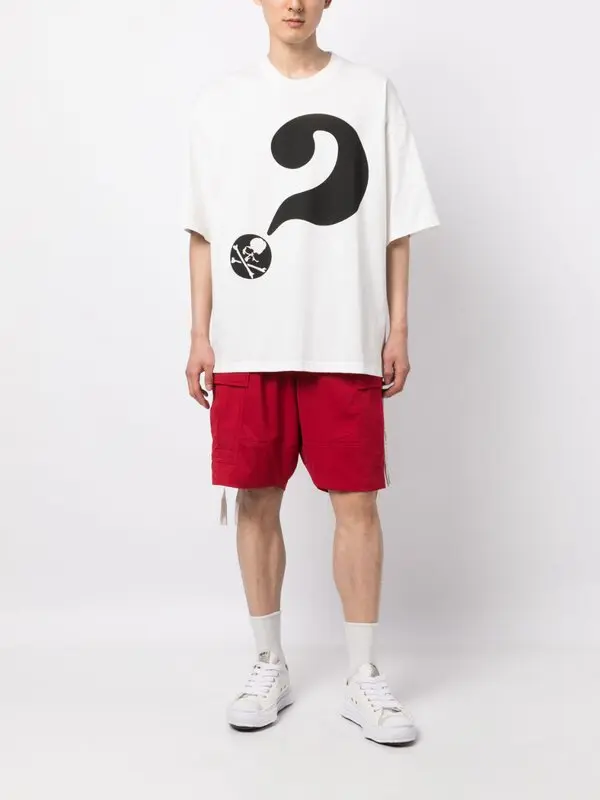 MASTERMIND WORLD Logo Print Bermuda Shorts