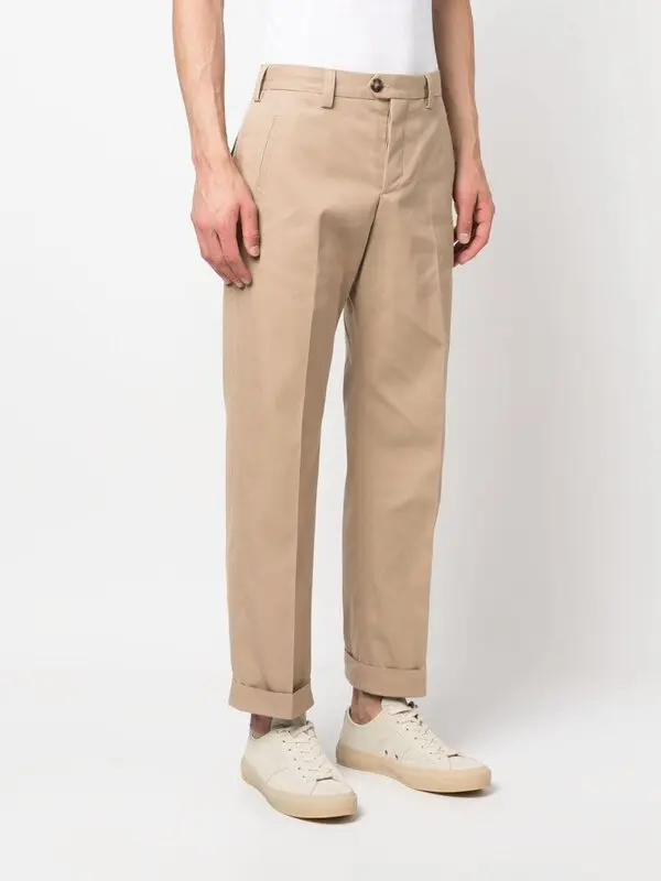 PT TORINO Pressed-crease Chino Trousers