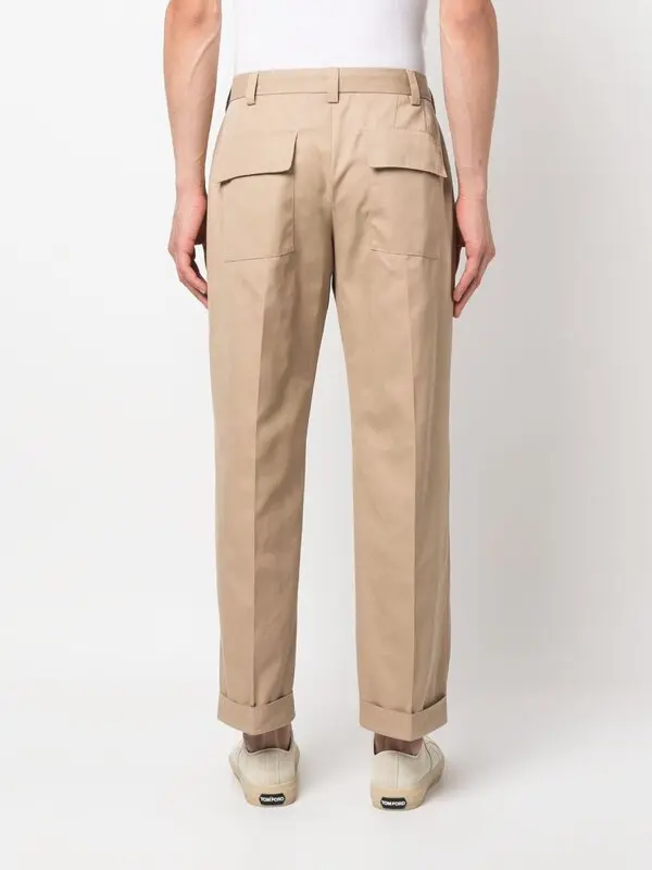 PT TORINO Pressed-crease Chino Trousers