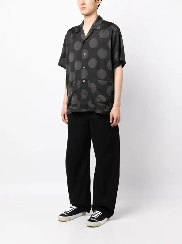MASTERMIND WORLD Polka-dot Silk Shirt