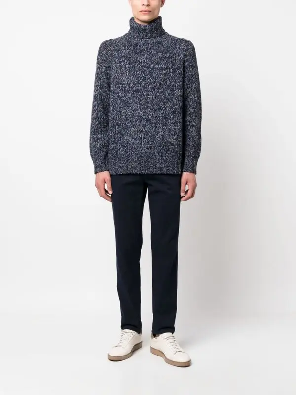 Brunello Cucinelli Mélange High-neck Jumper