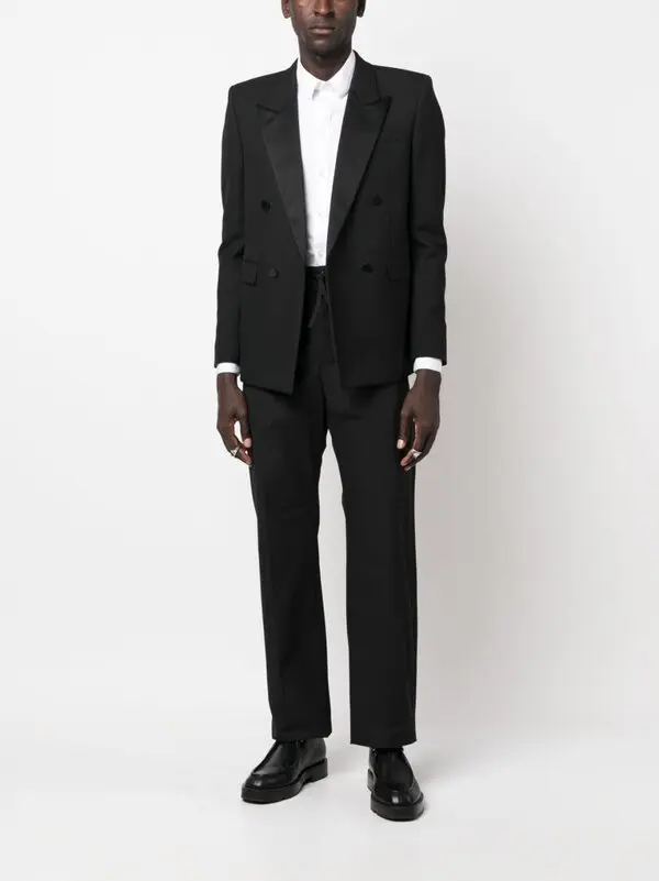 Alexander McQueen Drawstring-waist Trousers - Black