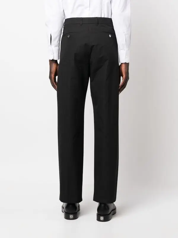Alexander McQueen Drawstring-waist Trousers - Black