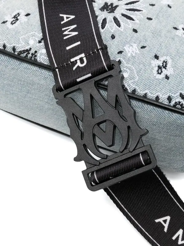 Amiri Bandana Embroidery Crossbody Bag