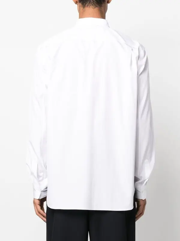 Comme Des Garçons Patch-pocket Cotton Shirt
