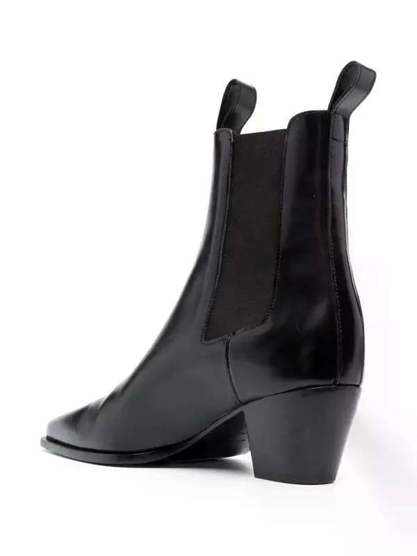 TOTEME 50mm The City Cowboy Boots - Black