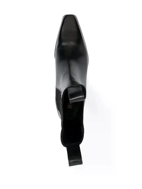 TOTEME 50mm The City Cowboy Boots - Black