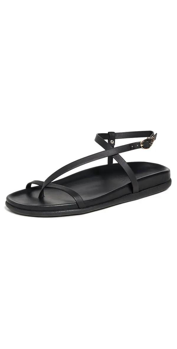 ANCIENT GREEK SANDALS Aimilia Sandals - Black
