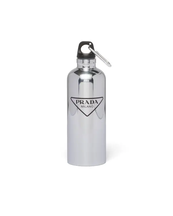 Prada Stainless Steel Insulated Water Bottle - Gold/silver