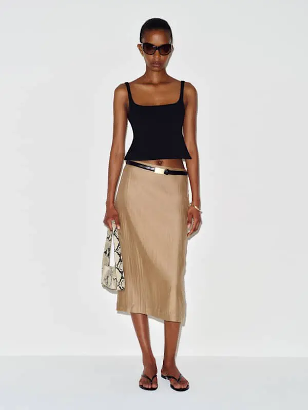 REFORMATION Cairo Knit Top