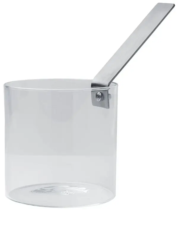 KNINDUSTRIE The Kettle Glass Milk Boiler - Silver