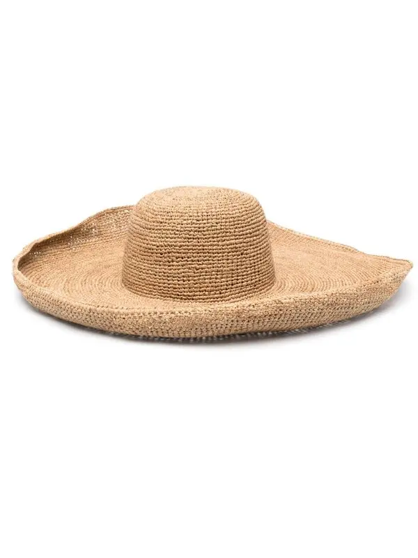 IBELIV Izy Raffia Sun Hat - Neutrals