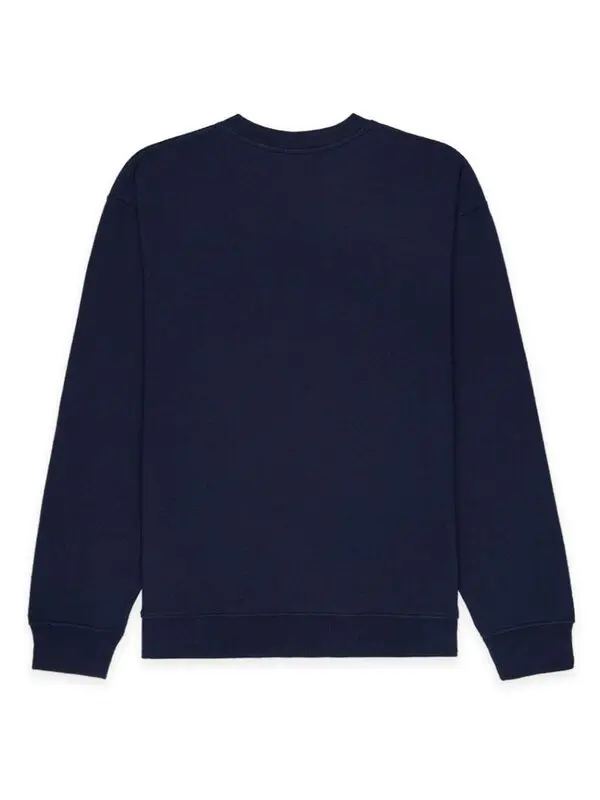 SPORTY & RICH Text-print Cotton Sweatshirt