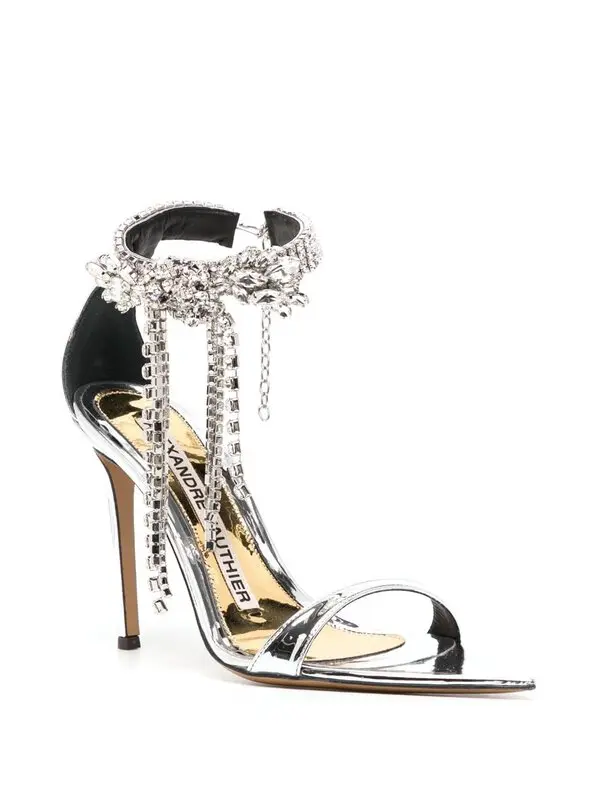 Alexandre Vauthier 100mm Crystal-embellished Pumps