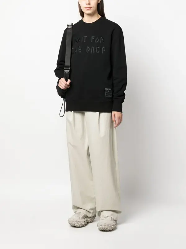 DRHOPE Embroidered Cotton Sweatshirt