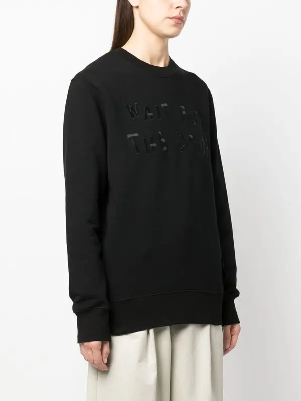 DRHOPE Embroidered Cotton Sweatshirt