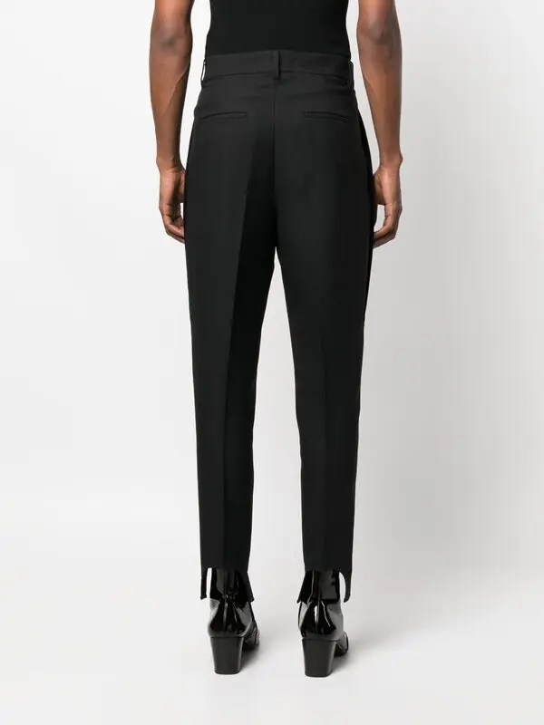Random Identities Tapered Stirrup Trousers