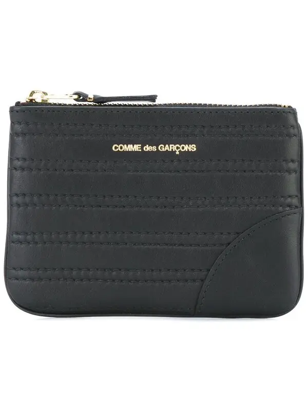 Comme Des Garçons Stitch Coin Purse - Black