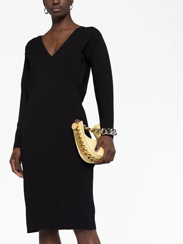 Stella McCartney V-neck Knitted Midi Dress