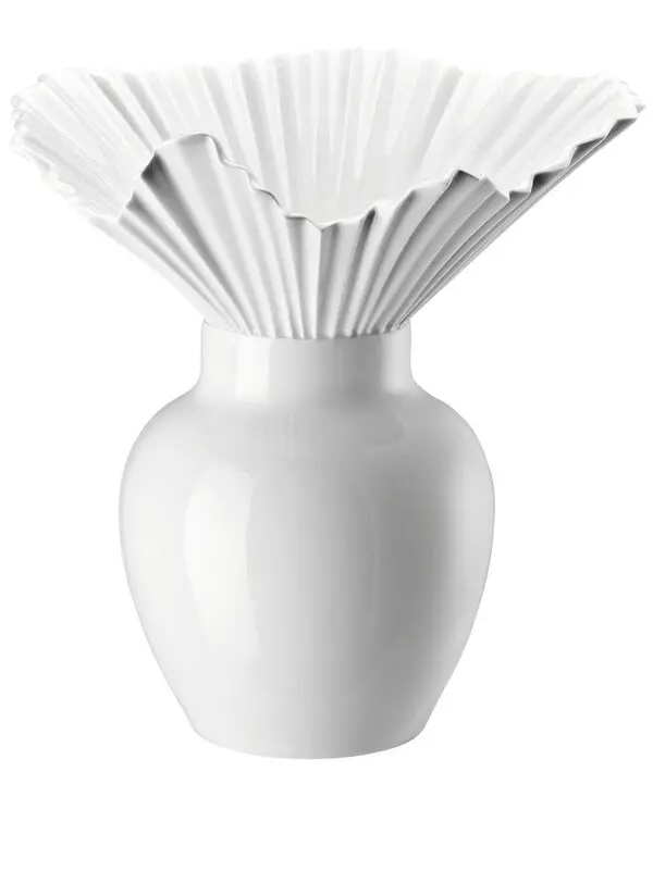 ROSENTHAL Falda Porcelain Vase - White