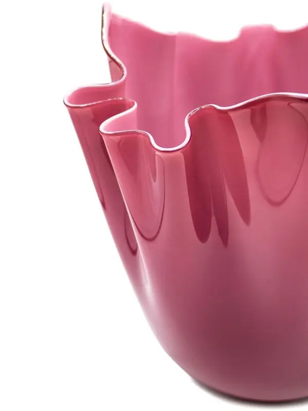 VENINI Asymmetric Glass Vase