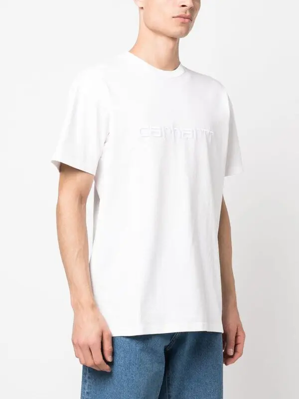 Carhartt Work In Progress Embroidered-logo Cotton T-shirt