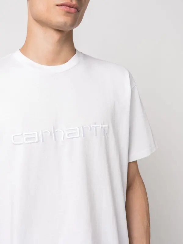 Carhartt Work In Progress Embroidered-logo Cotton T-shirt
