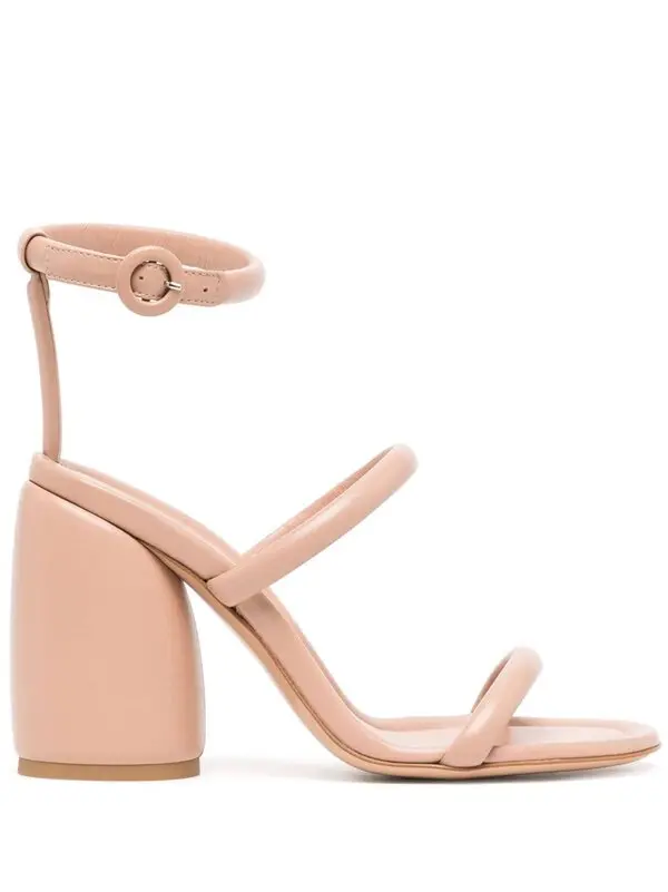 GIANVITO ROSSI 100mm Block-heel Strappy Sandals