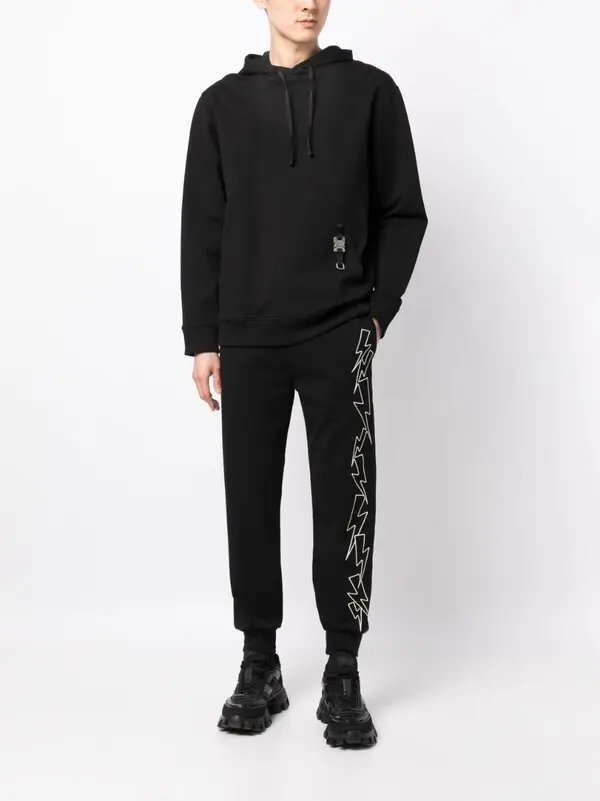 Neil Barrett Embroidered-bolts Track Pants