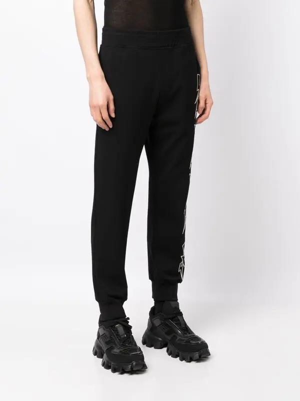 Neil Barrett Embroidered-bolts Track Pants