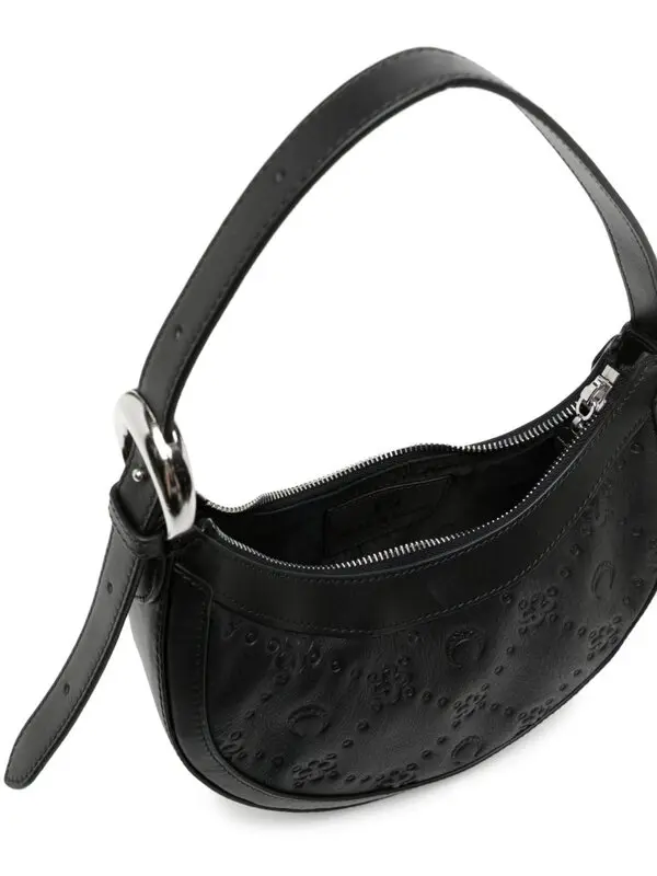 MARINE SERRE Moonogram Eclips Leather Bag