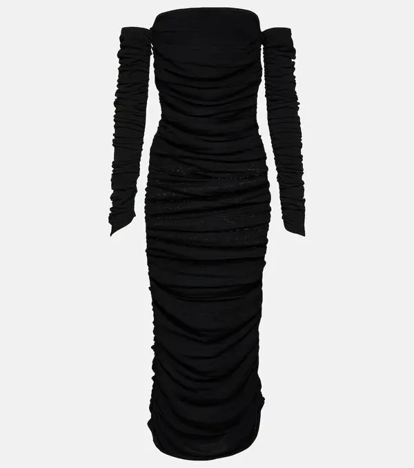 Altuzarra Trikera Off-shoulder Maxi Dress - Black