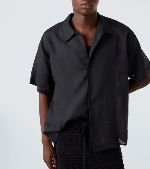 Commas Oversized Linen Shirt