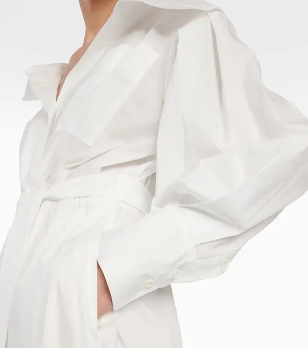 Altuzarra Lyddy Cotton-blend Wrap Dress