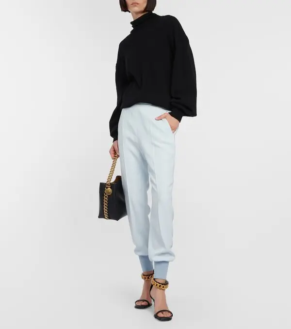 Stella McCartney Julia Crêpe Pants - Blue