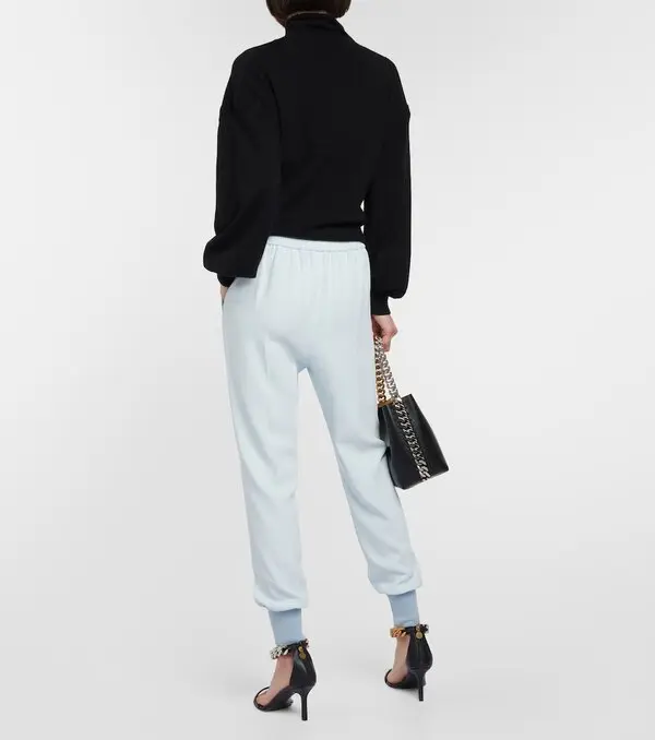 Stella McCartney Julia Crêpe Pants - Blue