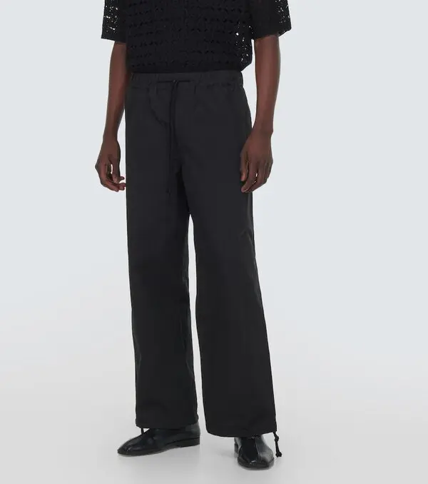 Commas Cotton-blend High-rise Pants